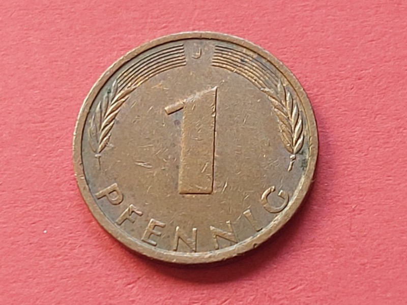 Nemačka - 1 pfennig 1971 god J