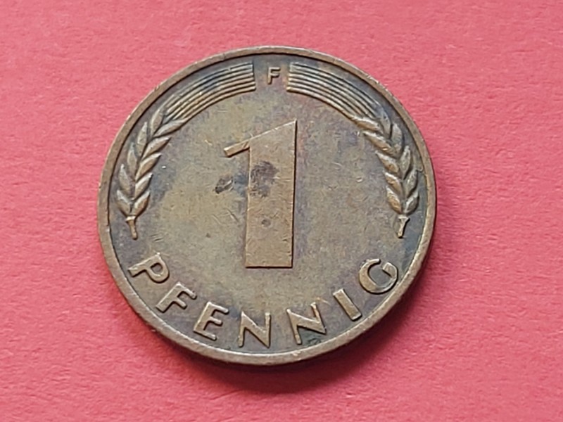 Nemačka - 1 pfennig 1972 god F