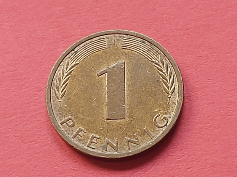 Nemačka - 1 pfennig 1975 god J