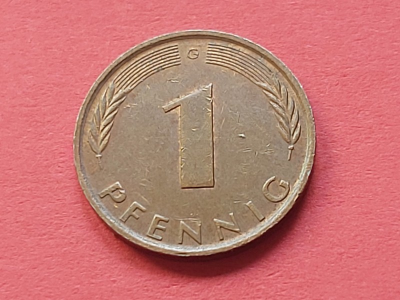 Nemačka - 1 pfennig 1976 god G