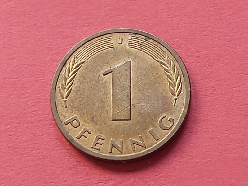 Nemačka - 1 pfennig 1977 god J