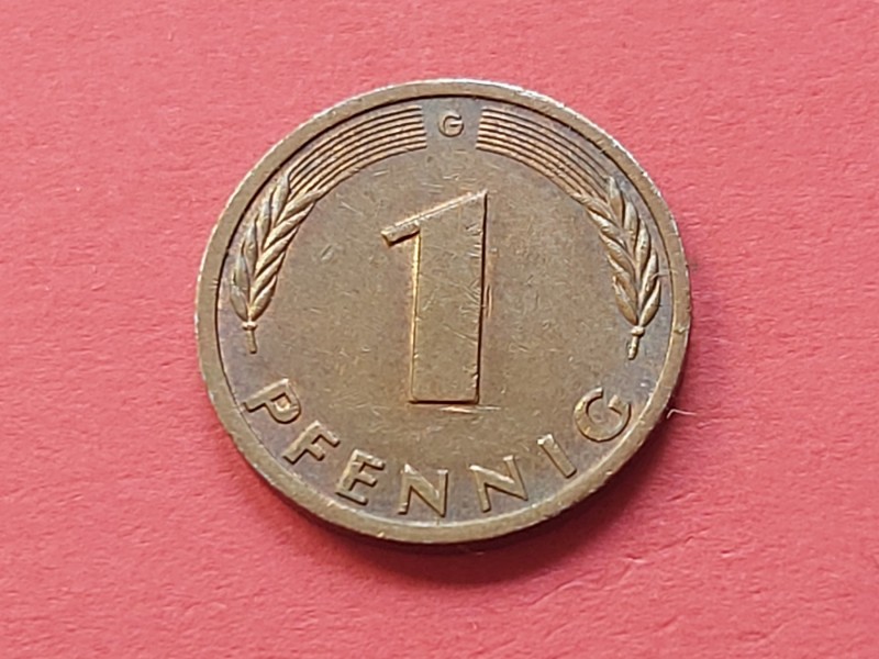 Nemačka - 1 pfennig 1978 god G