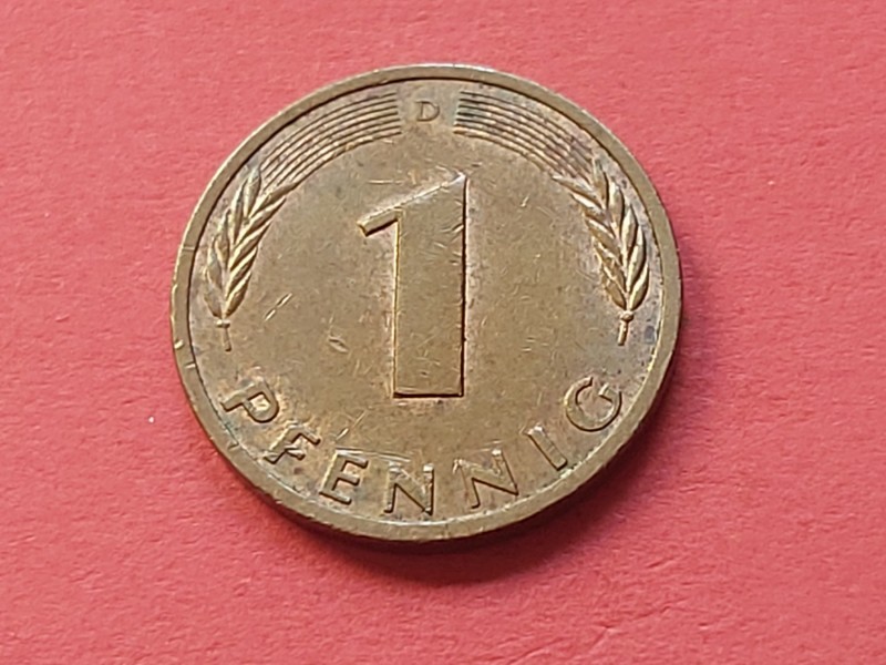 Nemačka - 1 pfennig 1979 god D