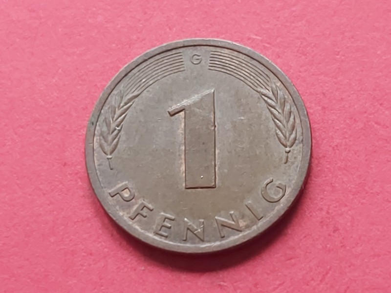 Nemačka - 1 pfennig 1979 god G