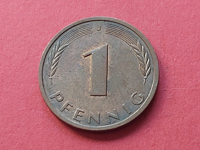 Nemačka - 1 pfennig 1980 god J