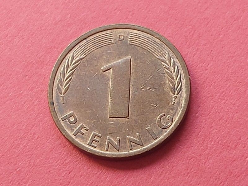 Nemačka - 1 pfennig 1981 god D