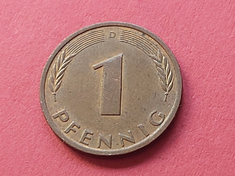 Nemačka - 1 pfennig 1985 god D