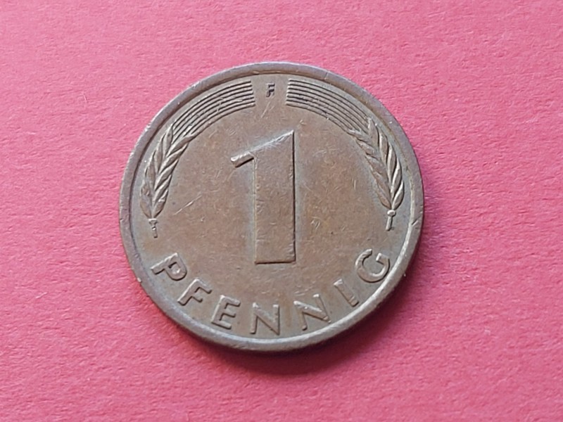 Nemačka - 1 pfennig 1987 god F