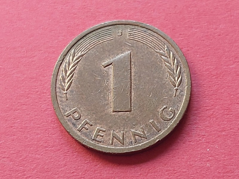 Nemačka - 1 pfennig 1989 god J