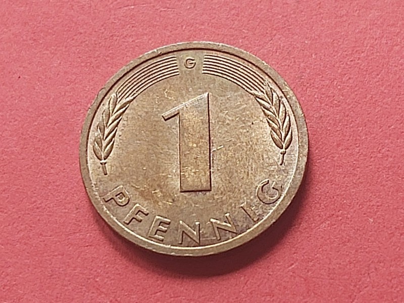 Nemačka - 1 pfennig 1990 god G