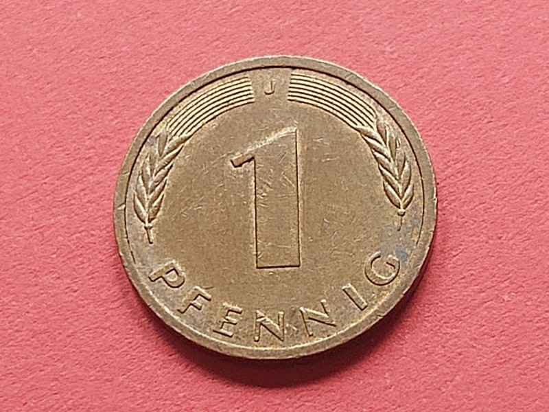 Nemačka - 1 pfennig 1990 god J