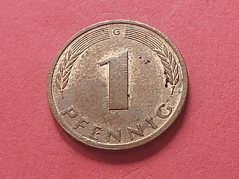 Nemačka - 1 pfennig 1991 god G