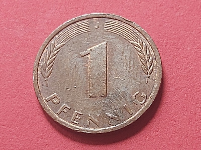 Nemačka - 1 pfennig 1991 god J