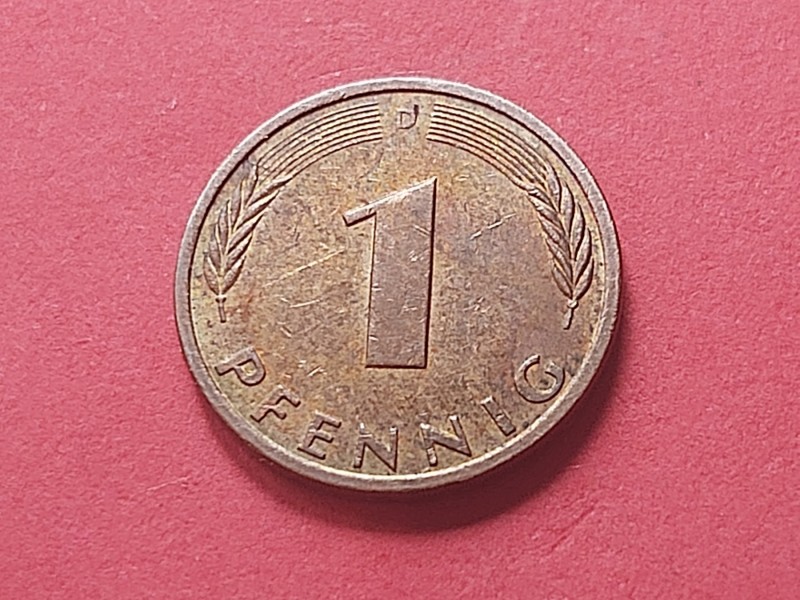 Nemačka - 1 pfennig 1995 god D