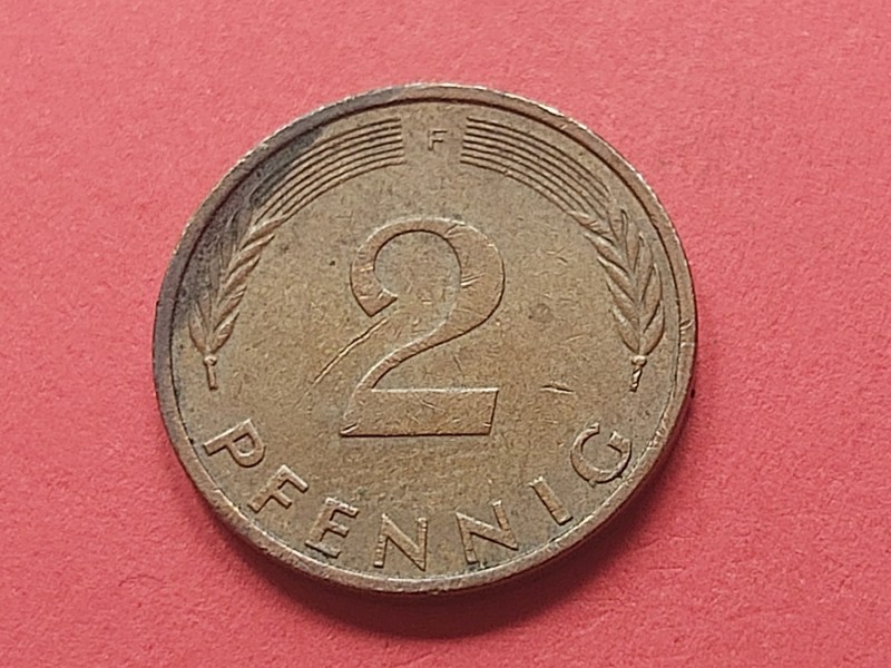 Nemačka - 2 pfennig 1971 god F