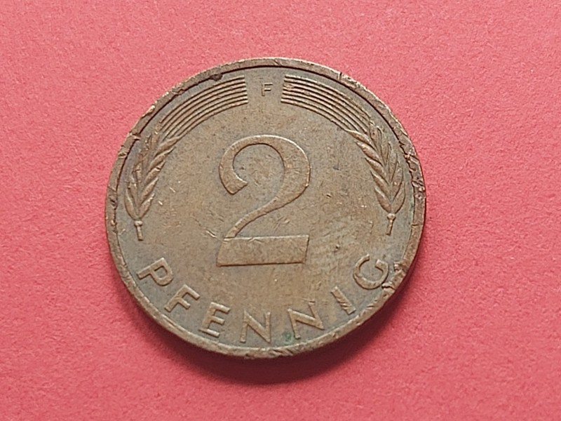 Nemačka - 2 pfennig 1972 god F