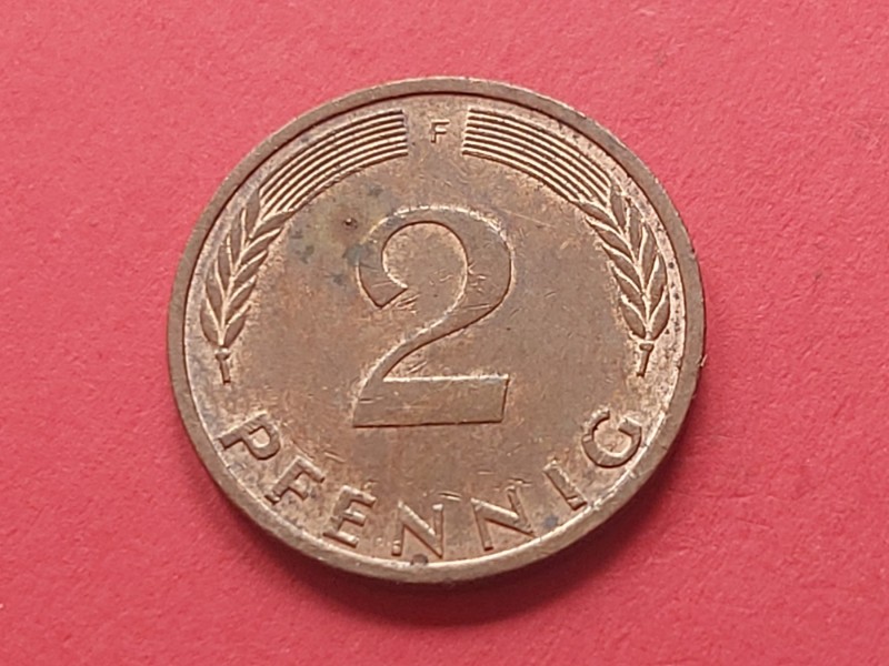 Nemačka - 2 pfennig 1976 god F