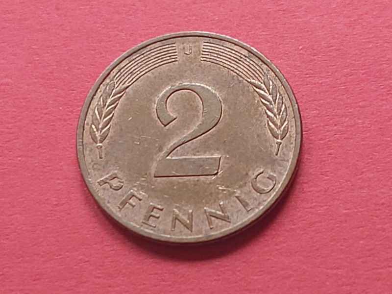 Nemačka - 2 pfennig 1981 god J