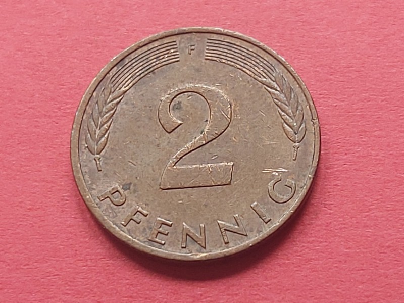 Nemačka - 2 pfennig 1982 god F