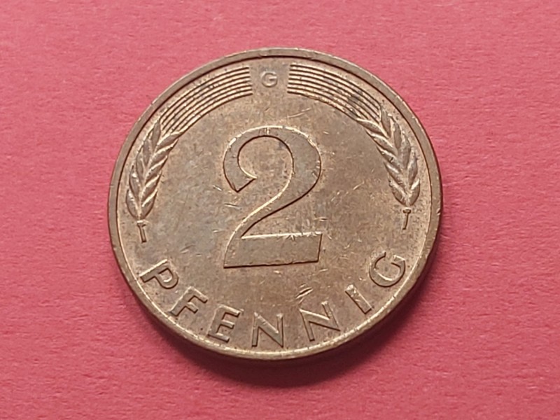 Nemačka - 2 pfennig 1984 god G