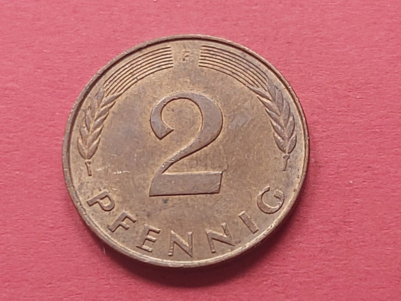 Nemačka - 2 pfennig 1986 god F