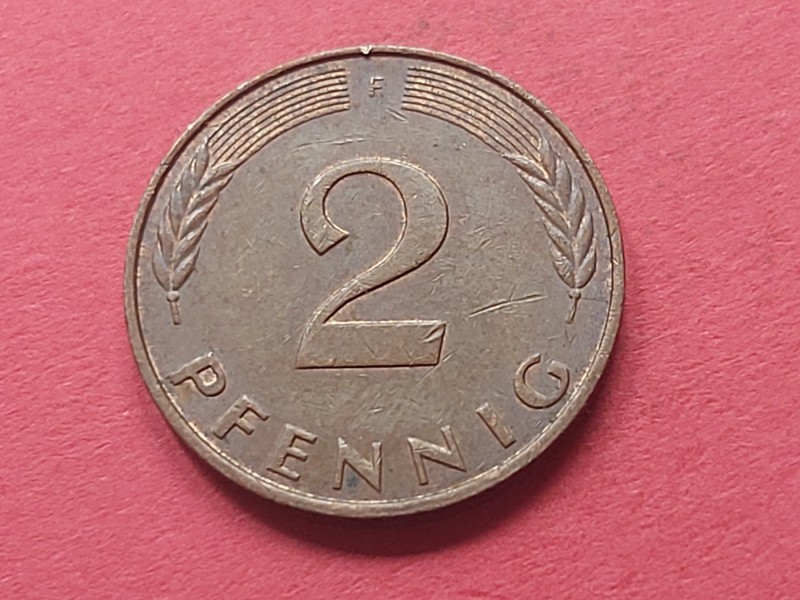 Nemačka - 2 pfennig 1988 god F