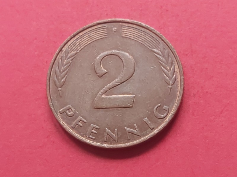 Nemačka - 2 pfennig 1990 god F