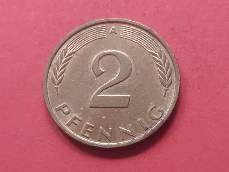 Nemačka - 2 pfennig 1991 god A