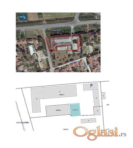 Industrijski kompleks u Senti 1608m2 na parceli 3845m2