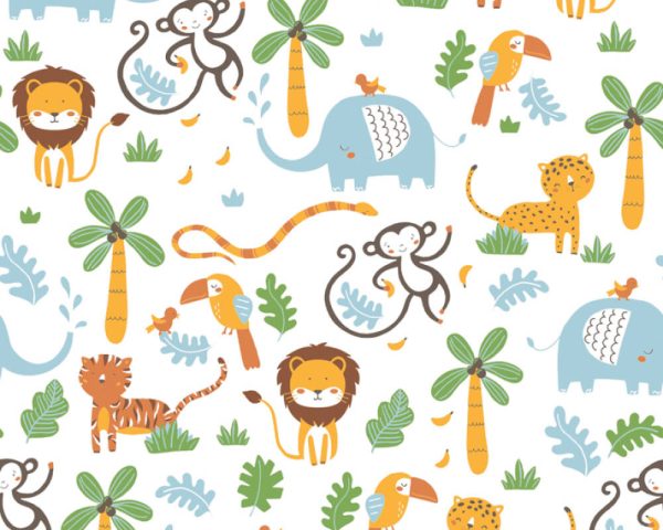 A.S. CRÉATION WALLPAPER «CHILD MOTIF, BLUE, BROWN, YELLOW» 381152