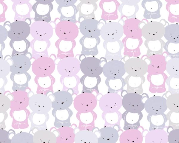 A.S. CRÉATION WALLPAPER «CHILD MOTIF, GREY, PINK, WHITE» 381292