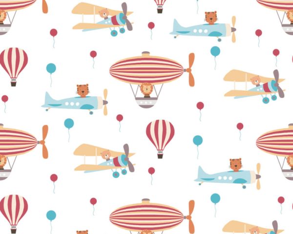 A.S. CRÉATION WALLPAPER «CHILD MOTIF, ORANGE, RED, WHITE» 381261