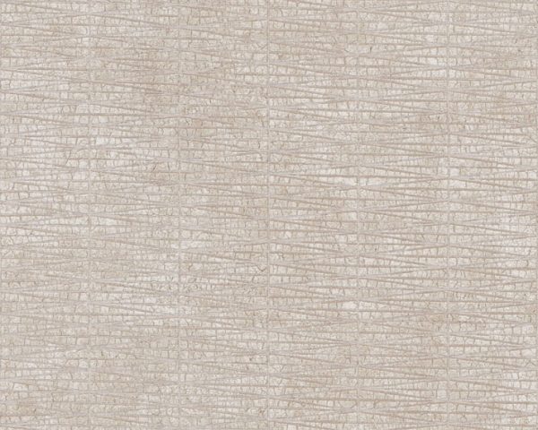 LIVINGWALLS WALLPAPER «COTTAGE, BEIGE, GREY, METALLIC, SILVER» 385973