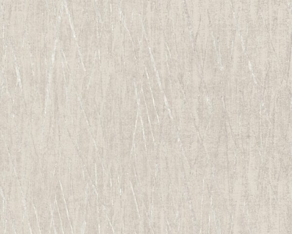 LIVINGWALLS WALLPAPER «COTTAGE, BEIGE, GREY, METALLIC, SILVER» 385984