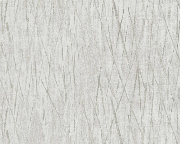 LIVINGWALLS WALLPAPER «COTTAGE, GREY, METALLIC, SILVER» 385987