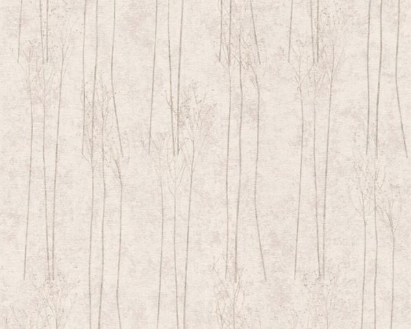 LIVINGWALLS WALLPAPER «FLORAL, BEIGE, GREY, TAUPE» 386142