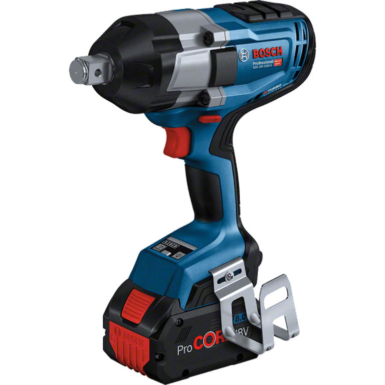 Bosch Akum. udarni odvrtač GDS 18V-1050 H, 18V 2×5,0Ah + GAL 18V-40 + L-Boxx, 06019J8522