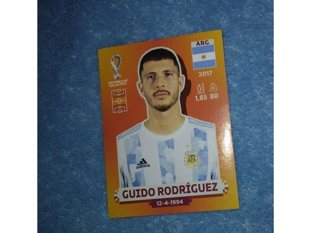 Sličica Quatar 2022 Guido Rodriguez Arg 13