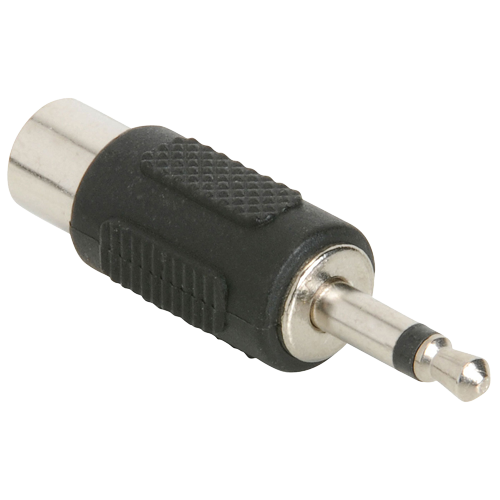 PLUGIT adapter 3.5mm 2-pina na RCA m/ž mono (Crni),