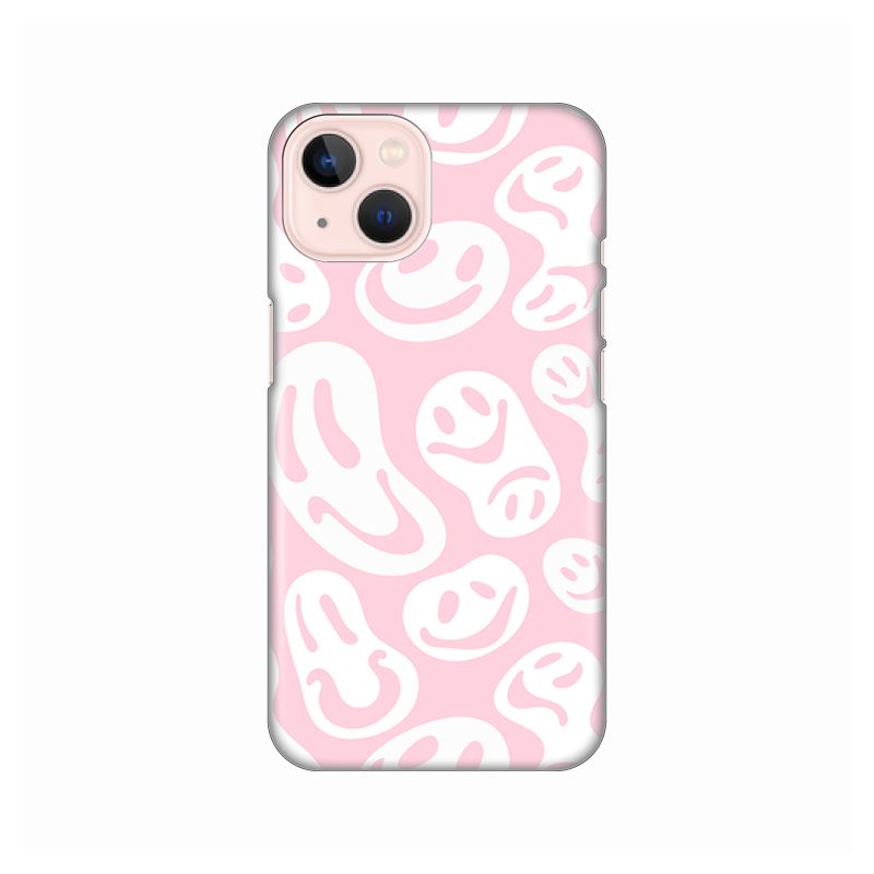 Maskica Silikonska Print za iPhone 13 6.1 Pink Smiles