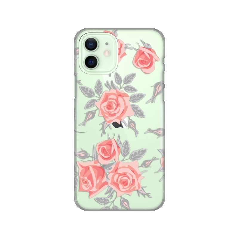 Maskica Silikonska Print Skin za iPhone 12 6.1 Elegant Roses