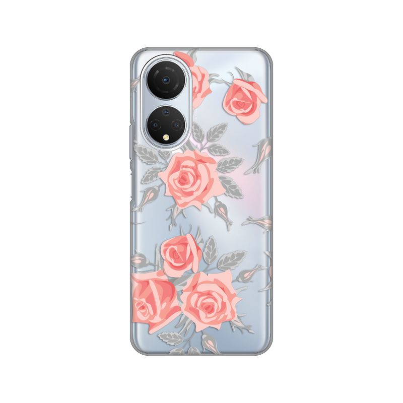 Maskica Silikonska Print Skin za Honor X7 Elegant Roses