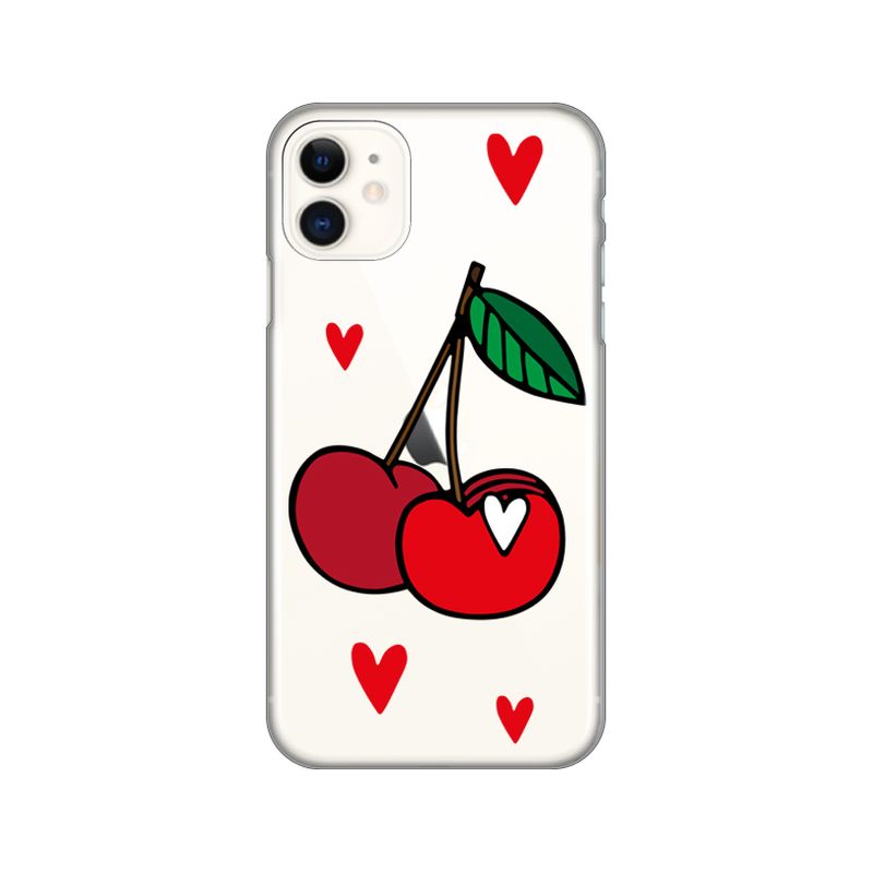 Maskica Silikonska Print za iPhone 11 6.1 Cherry