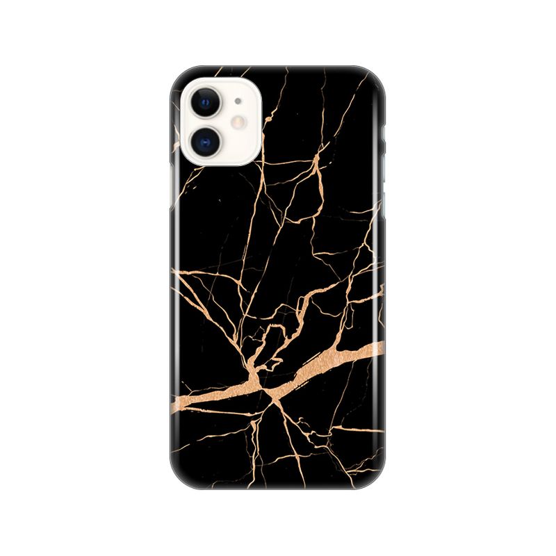 Maskica Silikonska Print za iPhone 11 6.1 All Black