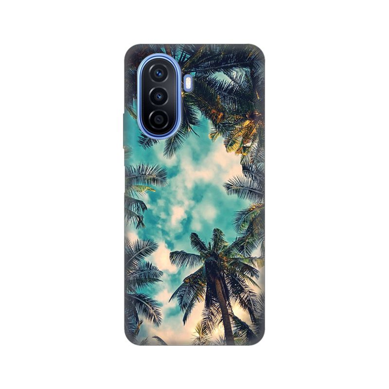 Maskica Silikonska Print Skin za Huawei Nova Y70/Y70 Plus Palm tree