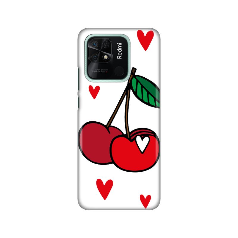 Maskica Silikonska Print za Xiaomi Redmi 10C Cherry