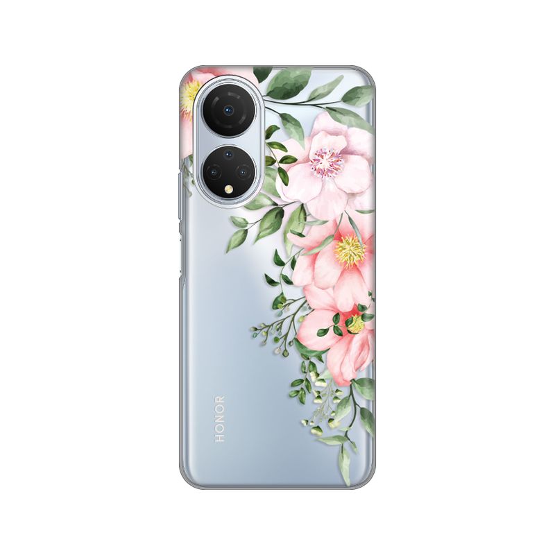 Maskica Silikonska Print Skin za Honor X7 Gentle Rose Pattern