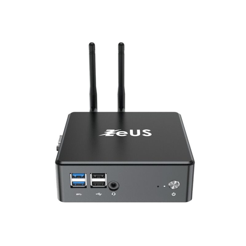 Mini PC Zeus MPI10 i5-10210U 4.2 GHz/8GB/m.2 256GB/LAN/WiFi/BT/HDMI/DP/RS232/USB C/Win10 Pro