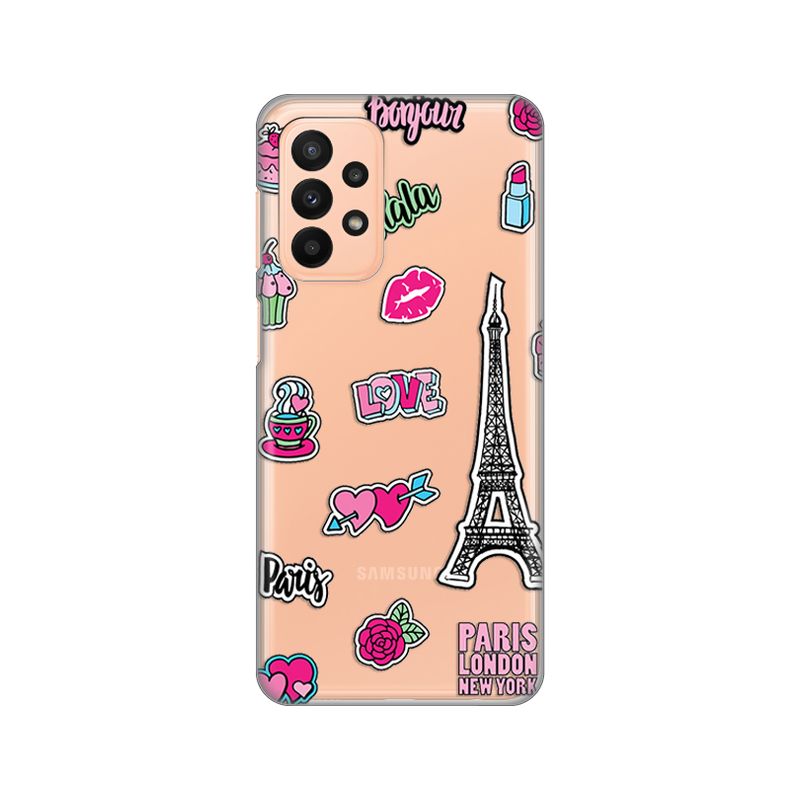 Maskica Silikonska Print Skin za Samsung A235F Galaxy A23 4G Love Paris