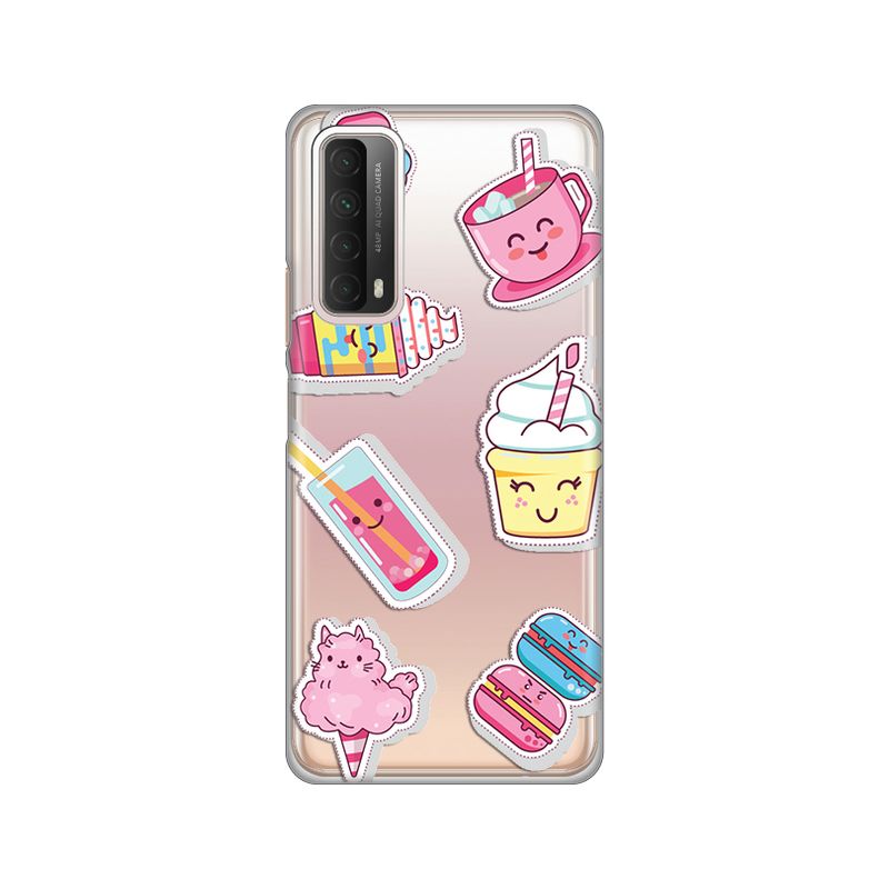 Maskica Silikonska Print Skin za Huawei P Smart 2021 Ice cream